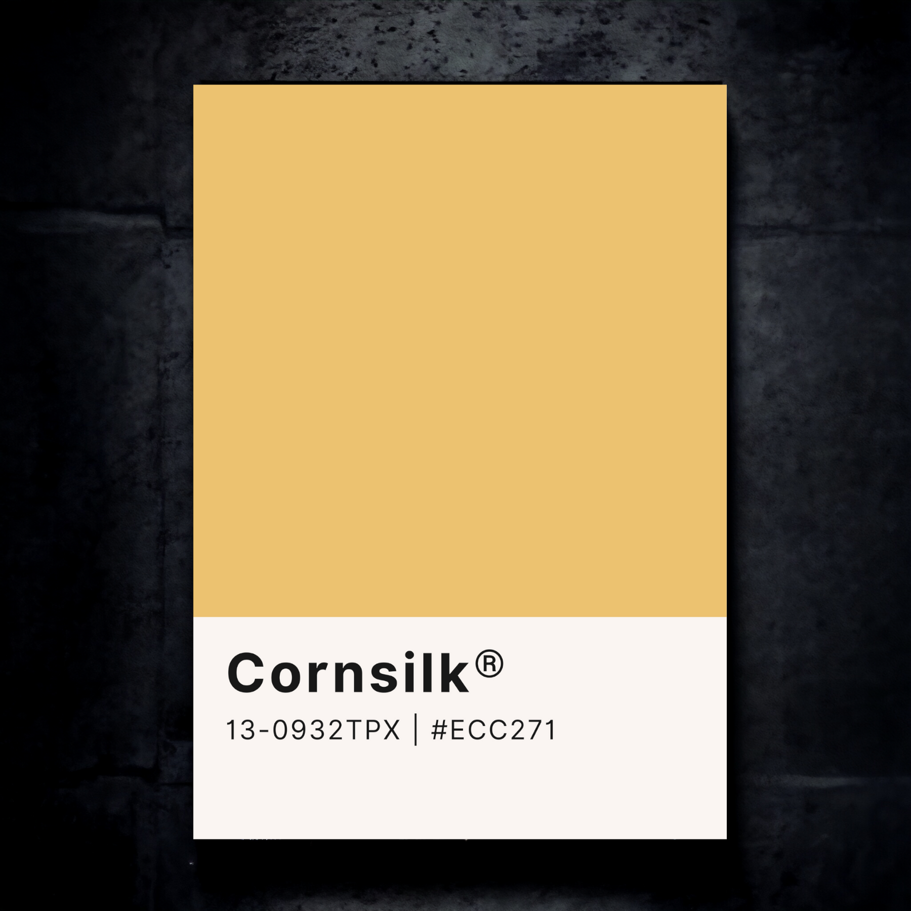 Cornsilk color palette – Metalxprints